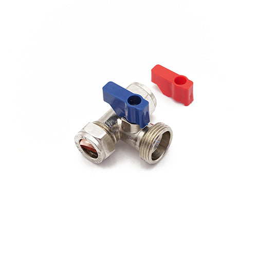 Chrome plated brass Tee washing machine valve – GKS PLUMBING SUPPLIES