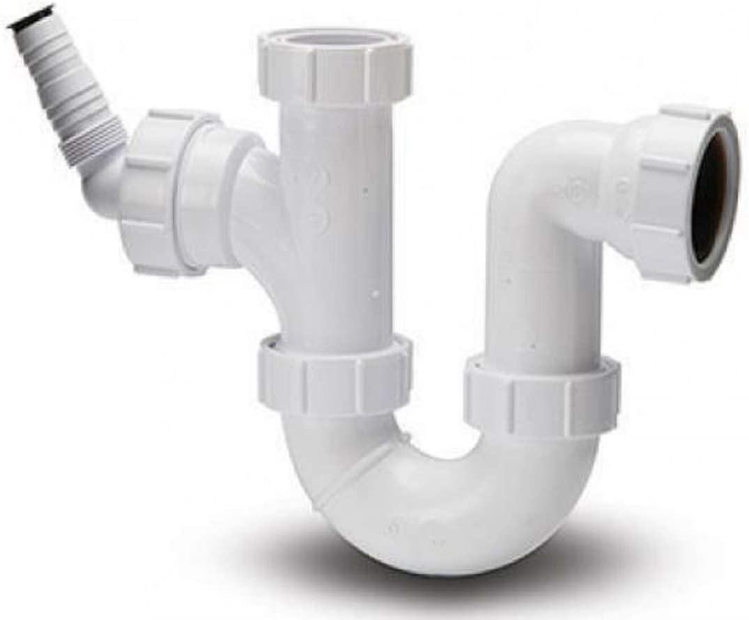 Polypipe PWM2 Trap Washing Machine with 75 mm Adaptor Seal, White – GKS ...