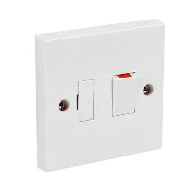 13A FUSED SPUR SWITCHED WITH CABLE ENTRY IDEAL FOR HEATERS/BOILERS ...