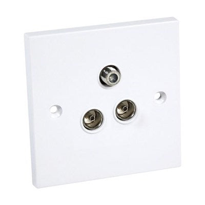 TV SATELLITE & FM SOCKET OUTLET Satellite Outlet 3 Gang – GKS PLUMBING ...