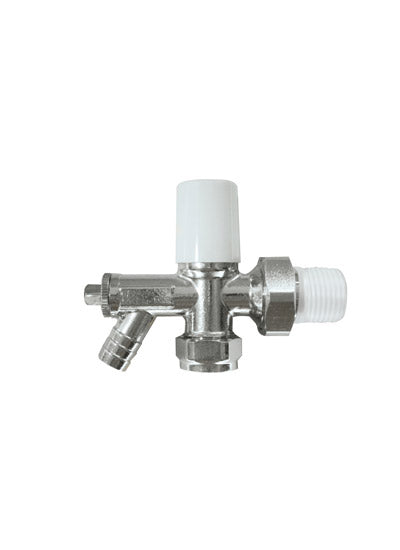 Angle radiator valve with draw off 10mm – GKS PLUMBING SUPPLIES